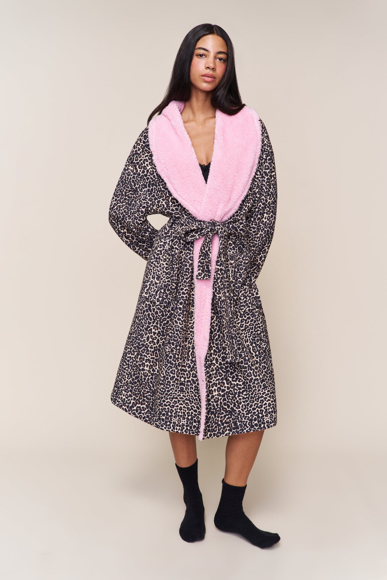 Cozy Cloud Reversible Robe – Guizio
