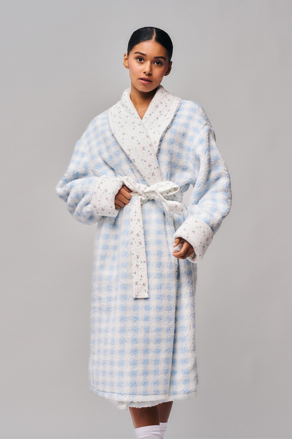 Cozy Cloud Reversible Robe – Guizio