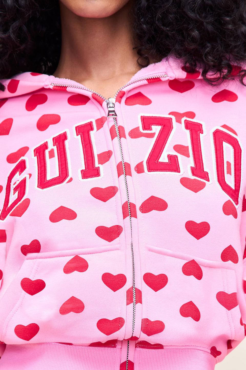 Guizio Hearts Shrunken Hoodie